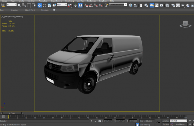 volkswagen transporter t5 3D Model in Van and Minivan 3DExport