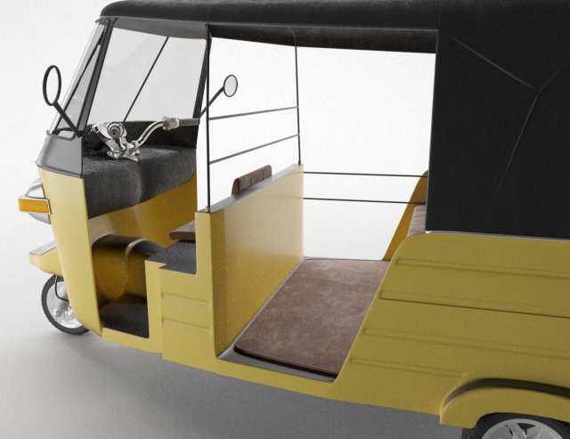 auto rickshaw 3D Model in Van and Minivan 3DExport