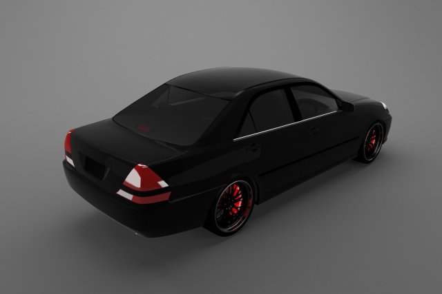 toyota mark ii jzx 110 3D Model in Sedan 3DExport