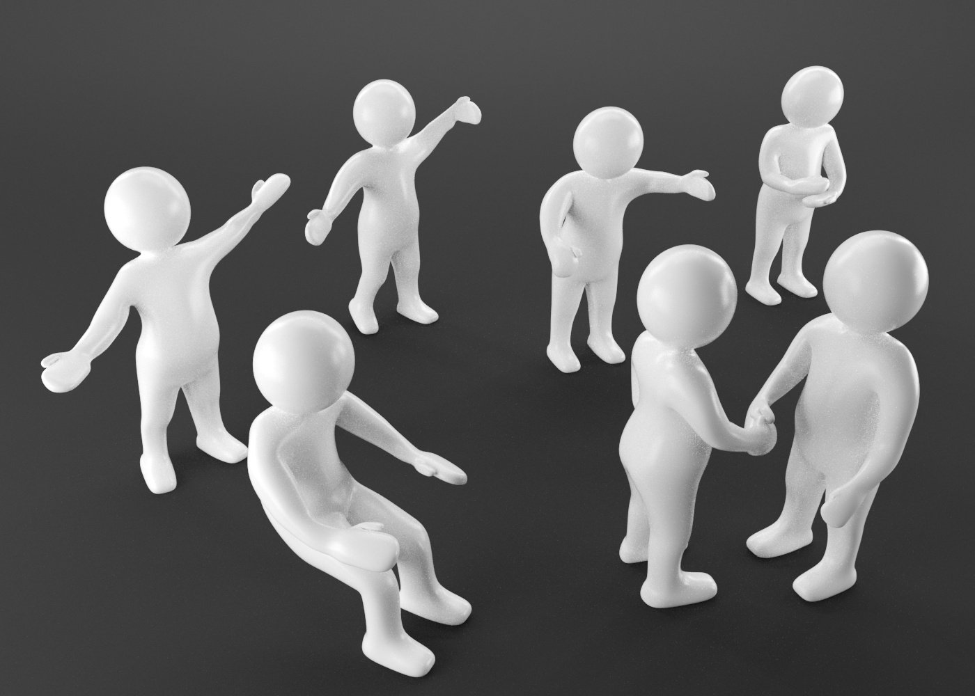 Stick Man 3d Clipart