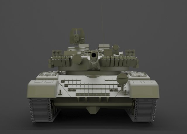 t-80 main battle tank 3D Model in Tank 3DExport