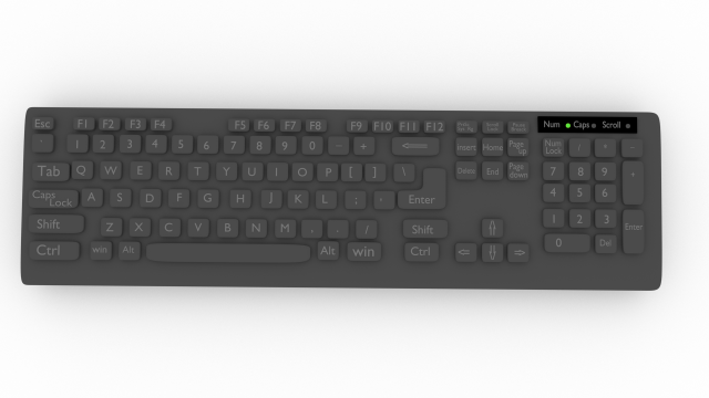 keyboard Free 3D Model in Other 3DExport