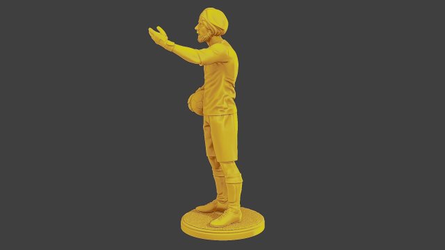 Soccer Player SP 030 3D Print Model in Figurines 3DExport