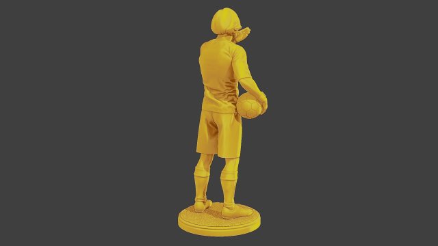 Soccer Player SP 030 3D Print Model in Figurines 3DExport