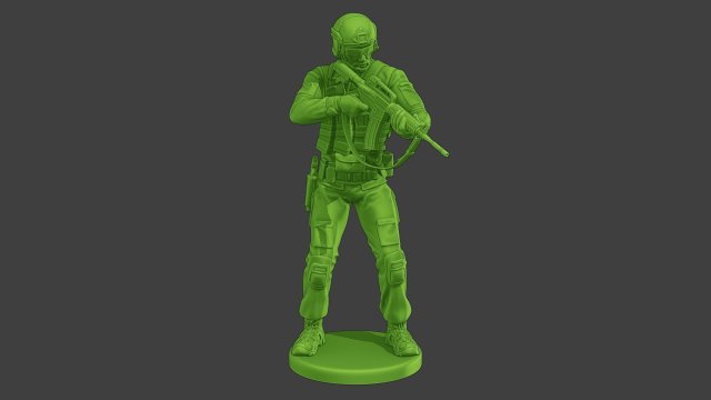 US Special Forces USSF1 003 3D Print Model in Figurines 3DExport