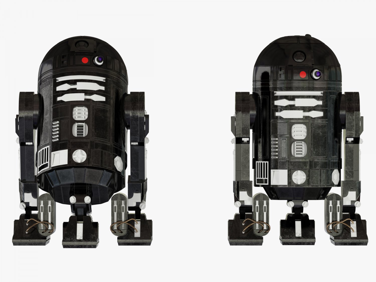 C2-B5 Star Wars Droid 3D Model in Robot 3DExport