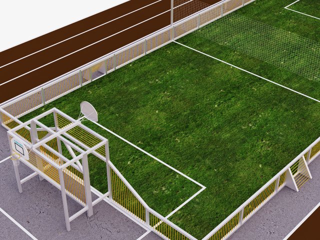 multisports stadium 3D Model in Stadium 3DExport