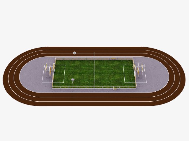 multisports stadium 3D Model in Stadium 3DExport