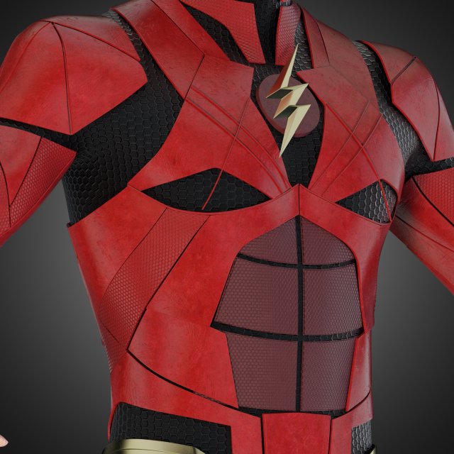 flash 3D Model in Man 3DExport