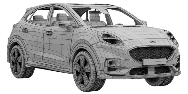 ford-puma 3D Model in SUV 3DExport