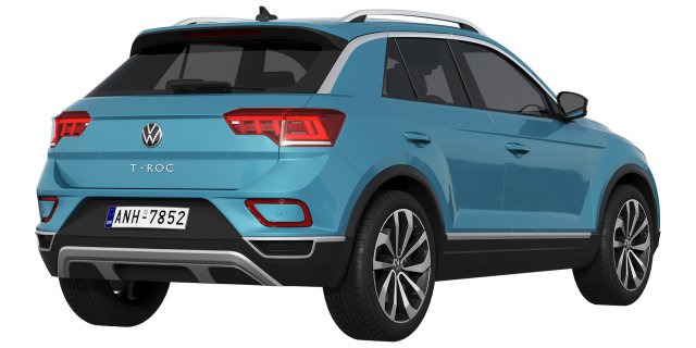 Volkswagen T-Roc 2022 3D Model in SUV 3DExport