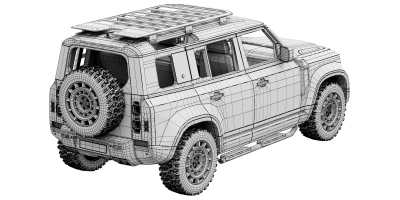 Land Rover Defender Octa EXPLORER PACK 3D Model in SUV 3DExport