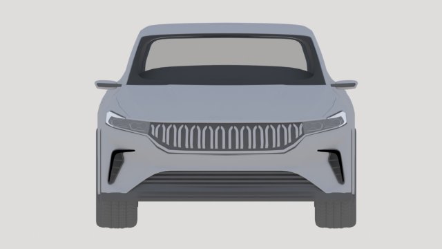 togg sedan electric car concept 3D Model in Cart 3DExport