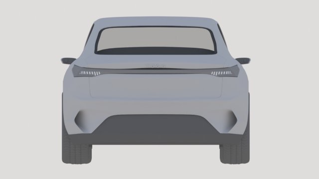 togg sedan electric car concept 3D Model in Cart 3DExport