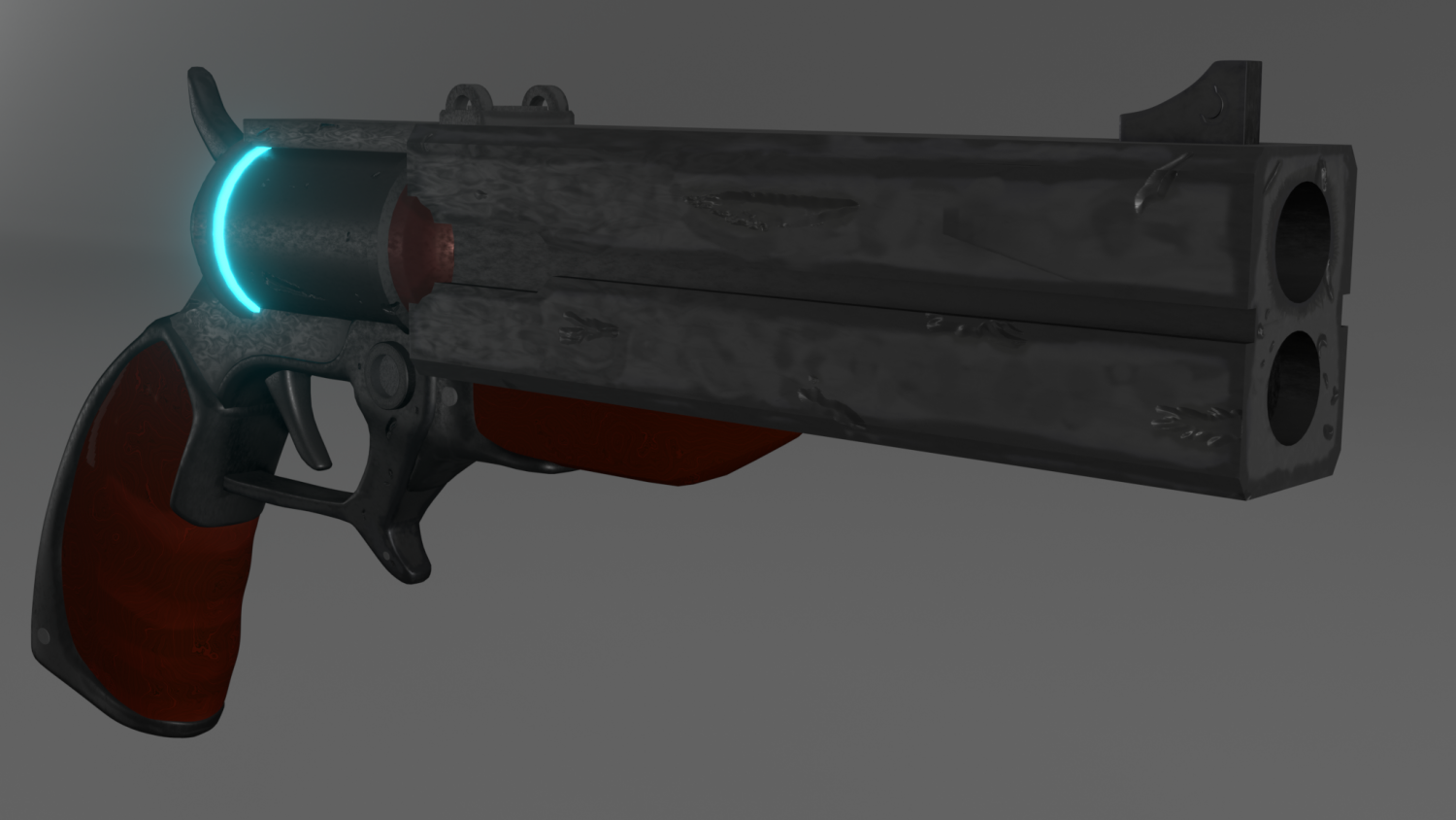 Revolver CAD in Pistol 3DExport