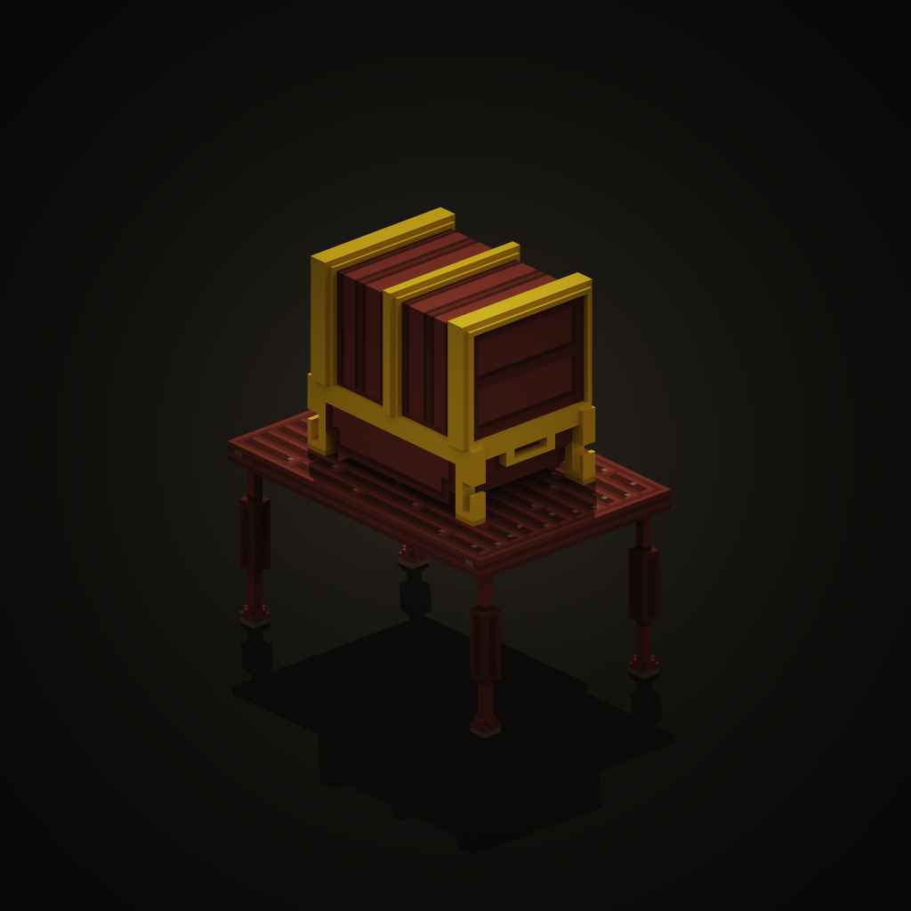 Vault 3D Model in Store Spaces 3DExport