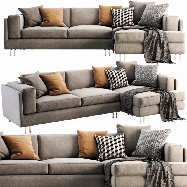 interface mama chaise lounge 3D Model in Sofa 3DExport