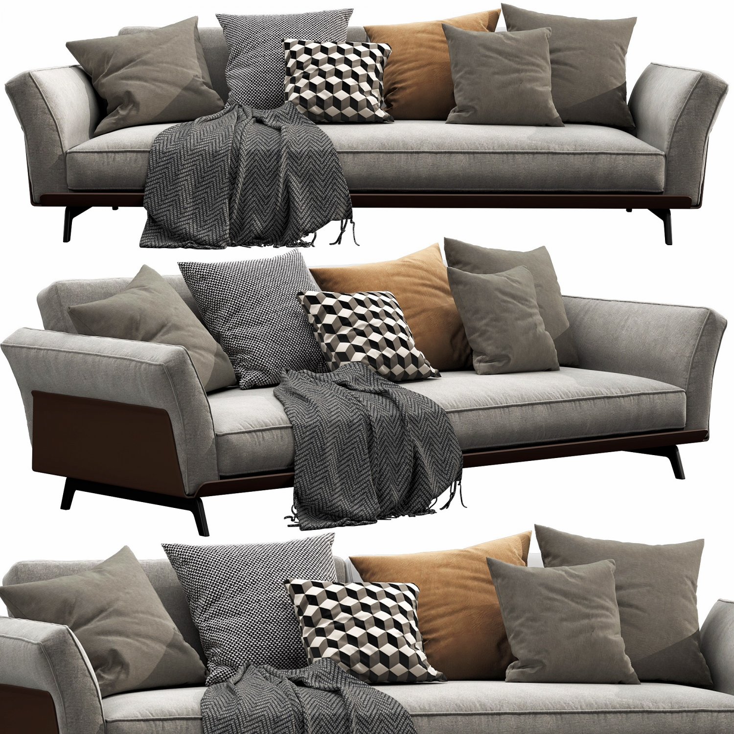 flexform este 3D Models in Sofa 3DExport
