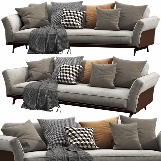 flexform este 3D Model in Sofa 3DExport