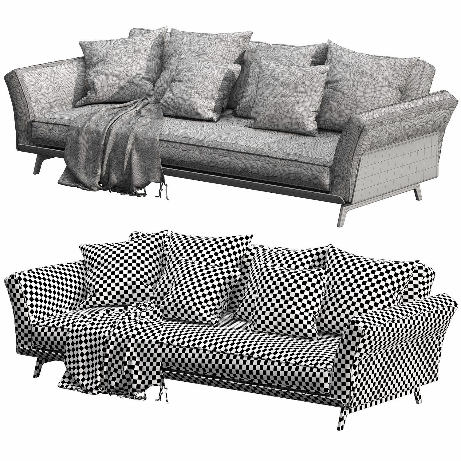 flexform este 3D Models in Sofa 3DExport