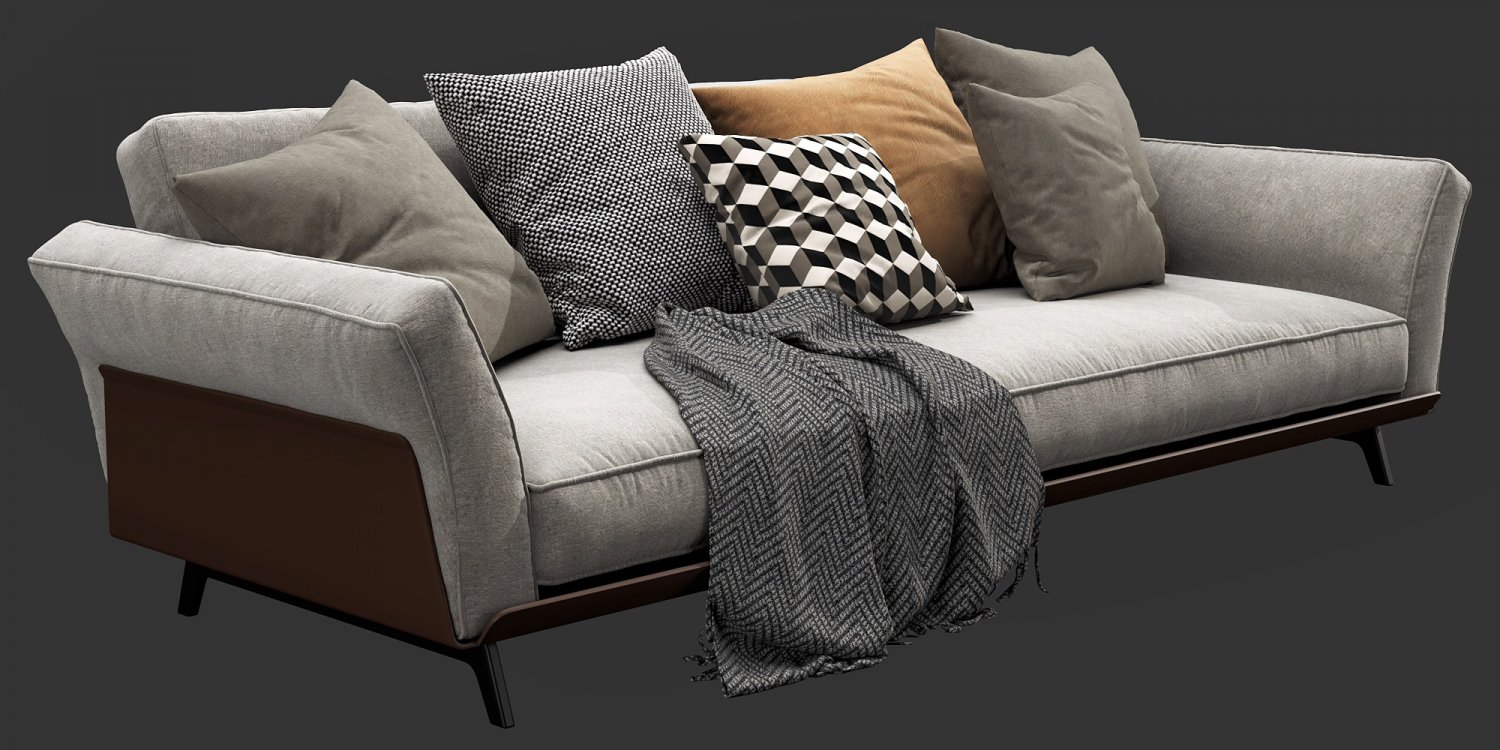 flexform este 3D Models in Sofa 3DExport
