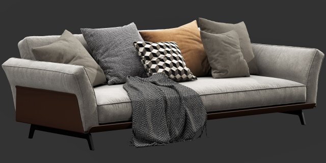 flexform este 3D Model in Sofa 3DExport