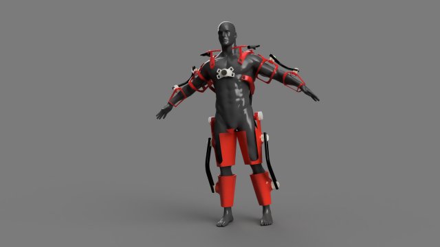 EXO COMPLETO 3D Model in Combat 3DExport