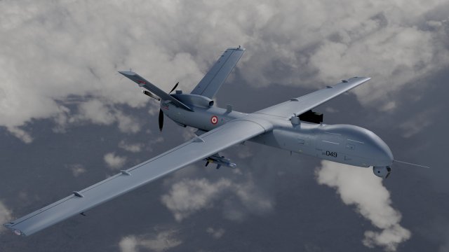 Anka turkish uav 3D Model in Drone / Copter 3DExport