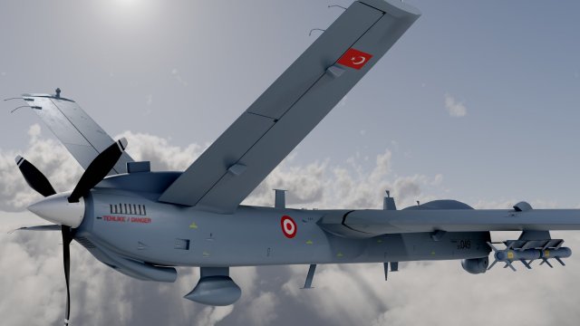 Anka turkish uav 3D Model in Drone / Copter 3DExport