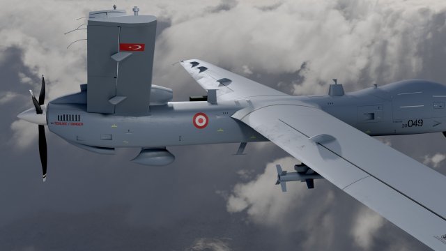 Anka turkish uav 3D Model in Drone / Copter 3DExport
