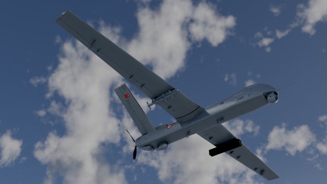 Anka turkish uav 3D Model in Drone / Copter 3DExport
