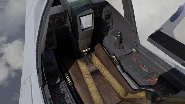 Dassault Rafale B - Rigged - High Resolution Cocpit 3D Model in Fighter ...