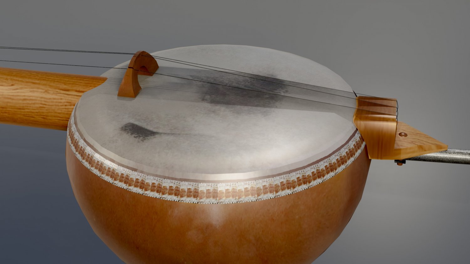 Kemane instrument 3D Model in Guitar 3DExport