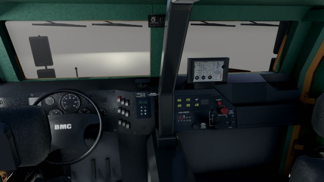 BMC kirpi MRAP - include inside - Fully Rigged 3D Model in Transport ...