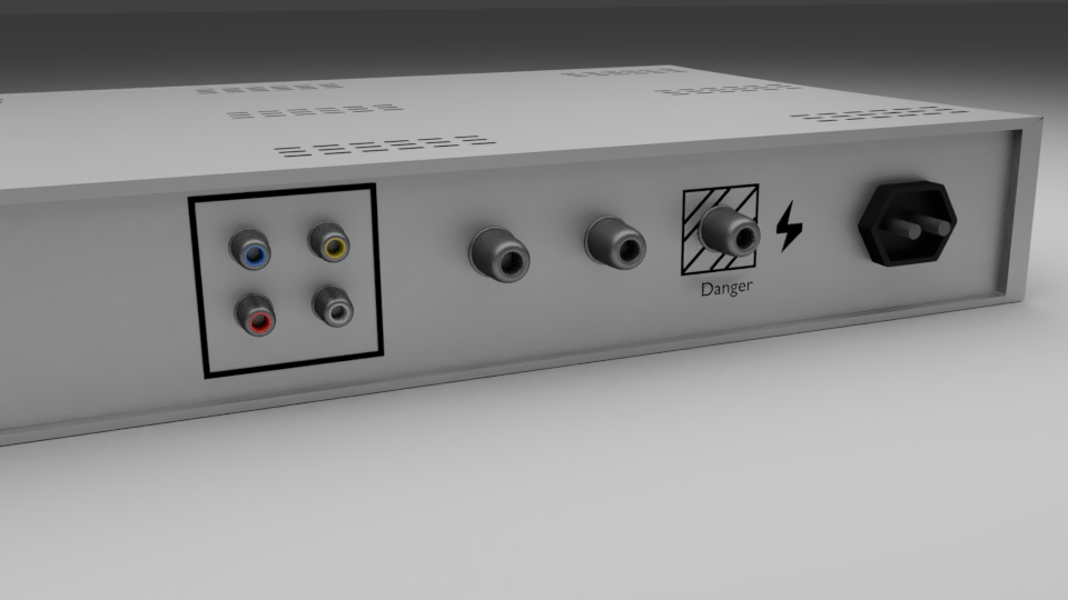 tv decoder 3D Models in TV 3DExport