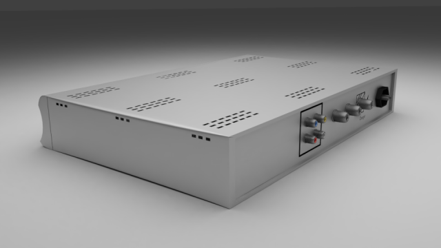 tv decoder 3D Model in TV 3DExport