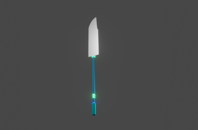 glaive 3D Model in Melee 3DExport
