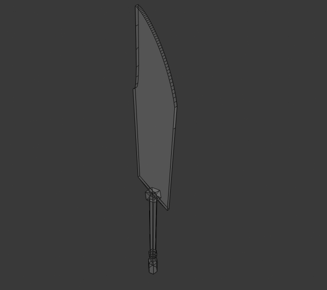 glaive 3D Model in Melee 3DExport