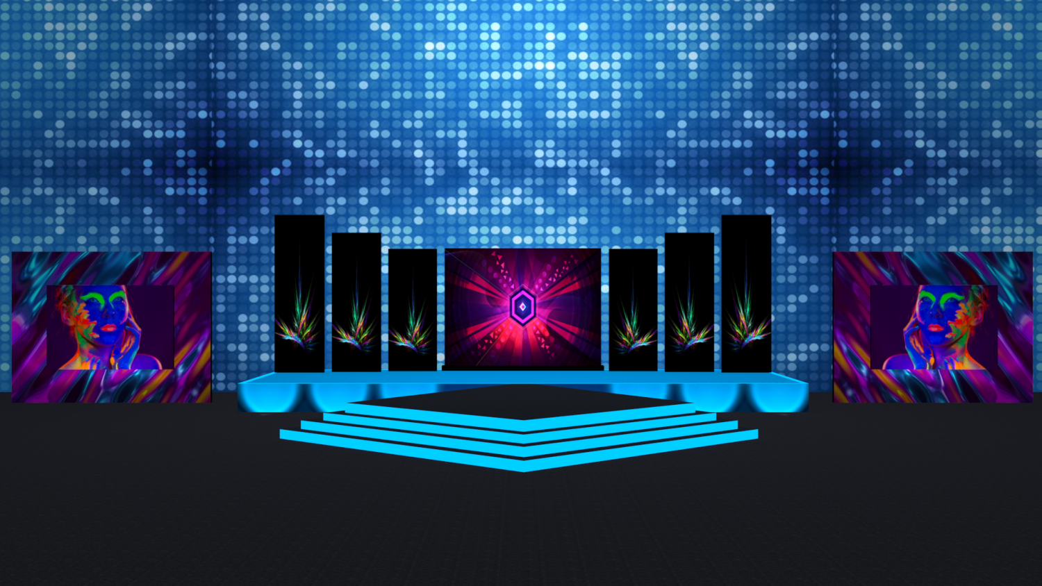 Event Stage 3D Model in Other 3DExport