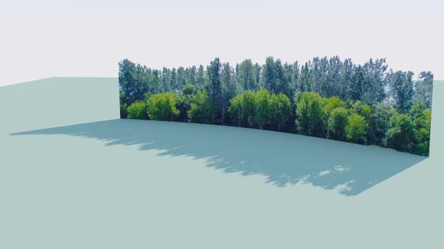 backdrop treelines with alpha channel Gratis Modelo 3D in Árbol 3DExport