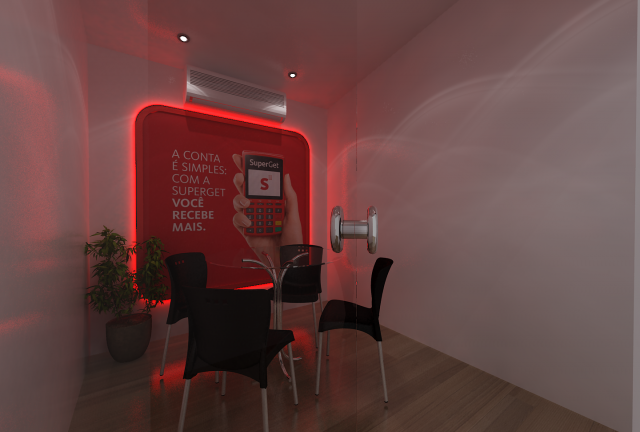 Pack 05 Booths Santander 3D Model in Exhibit 3DExport