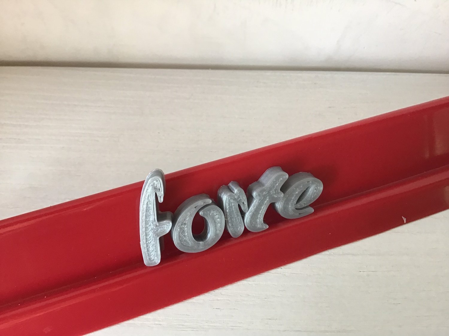 FORTE font uppercase and lowercase 3D letters STL file 3D Model in ...