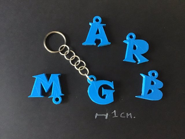 3d letters for keychain and more 3D Print Model in Keychains 3DExport