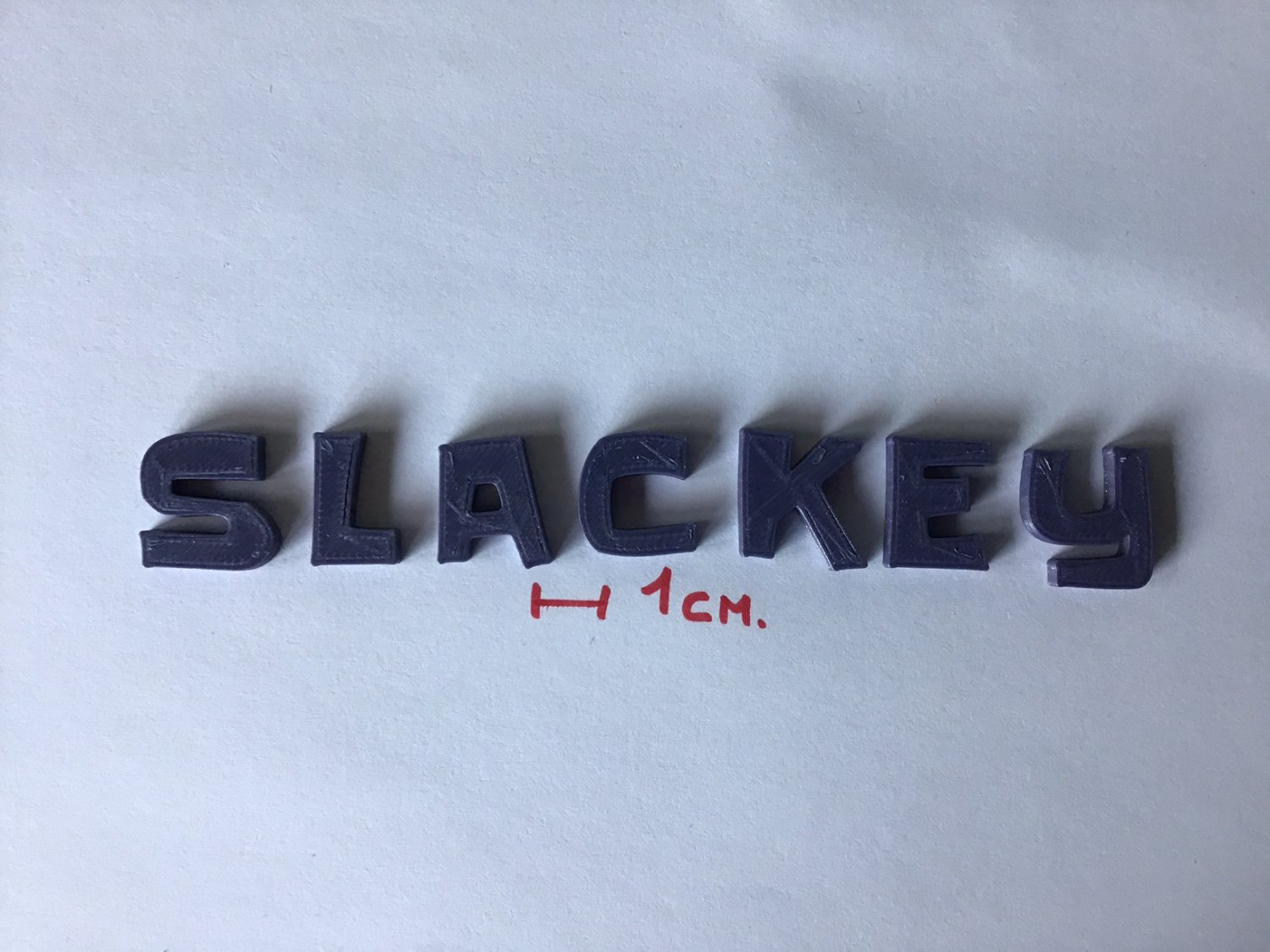 slackey uppercase and lowercase 3d letters stl file 3D Print Models in ...