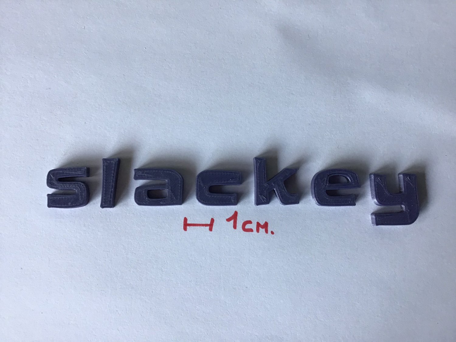 slackey uppercase and lowercase 3d letters stl file 3D Print Models in ...