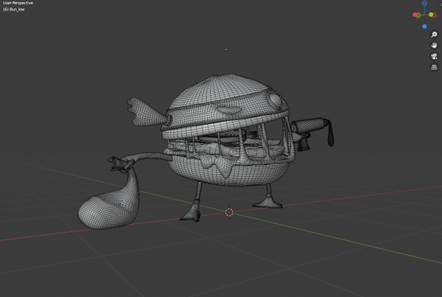 burger heist - stylized character 3D Model in Fantasy 3DExport