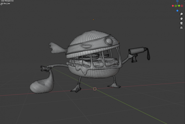 burger heist - stylized character 3D Model in Fantasy 3DExport