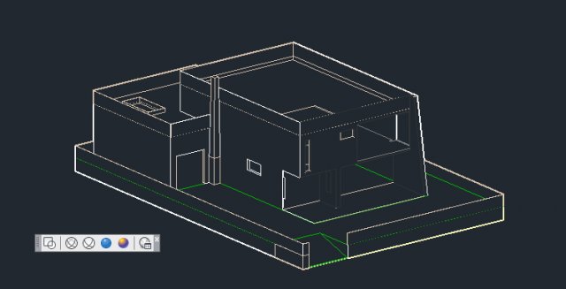 house realized with solidworks built on a ground of 500 m 3D Model in ...
