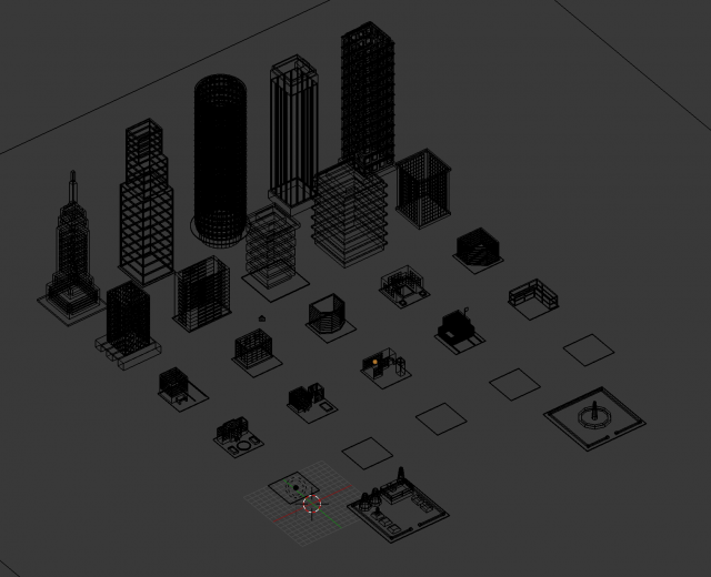 Low Poly City Buildings Pack 3D Model in Buildings 3DExport