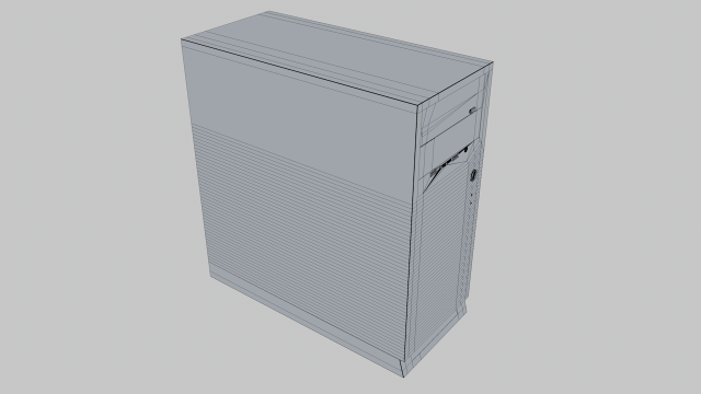 pc case 3D Model in Computer 3DExport